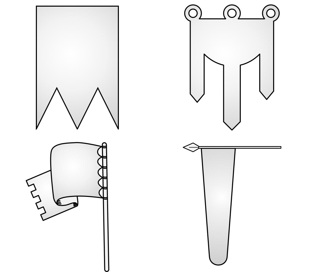 Charges Which Can Appear To Be An Armorial Display in a Fieldless Badge ...