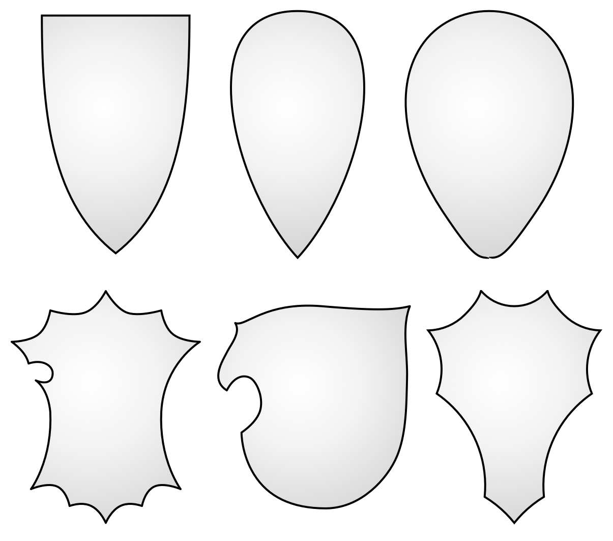 Charges Which Can Appear To Be An Armorial Display in a Fieldless Badge ...