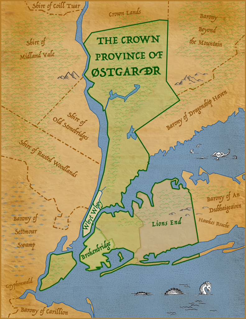 An Updated Map of Østgarðr – Techniques of Digital Heraldry